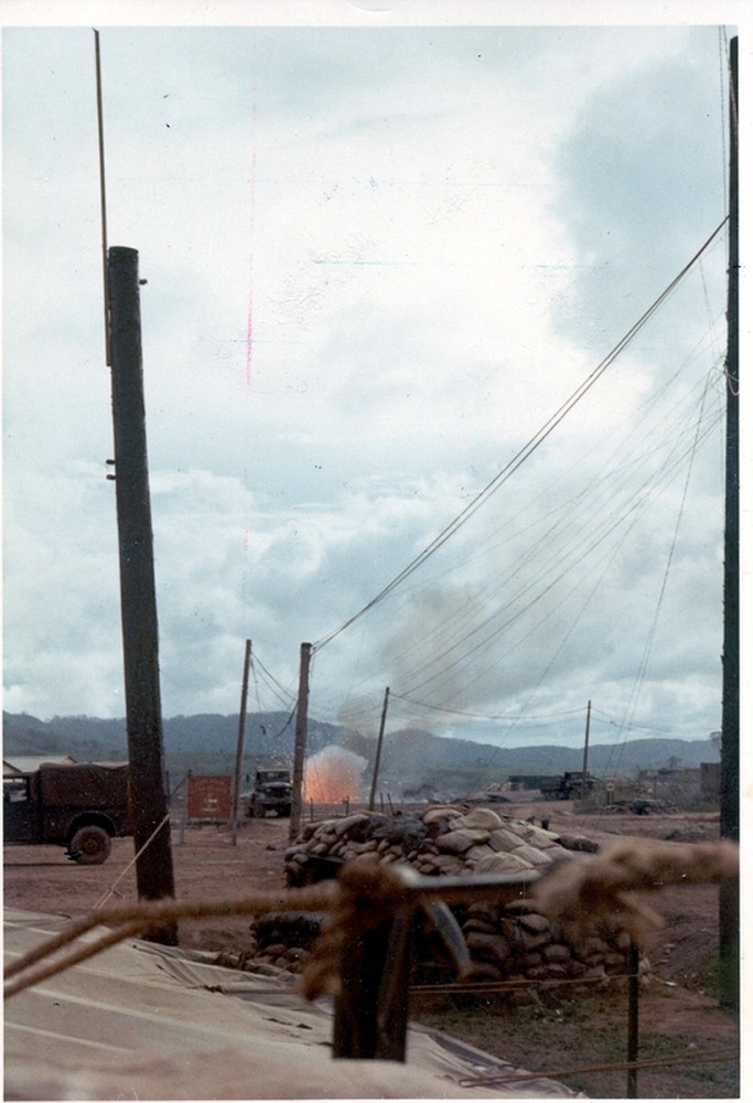 Photo: "Incoming" - Enemy Mortar Attack | #A1 - E. Ray Austin's Vietnam ...