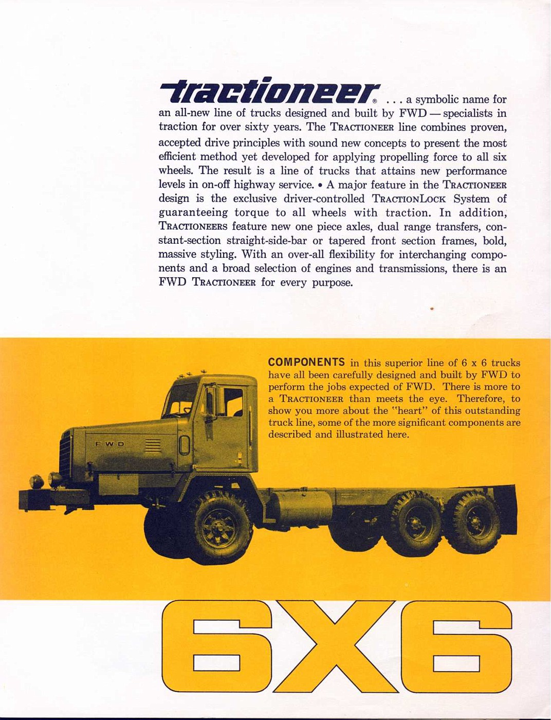 Photo: Page 02 | FWD Tractioneer 6x6 1975 album | Dutch Model Truck ...