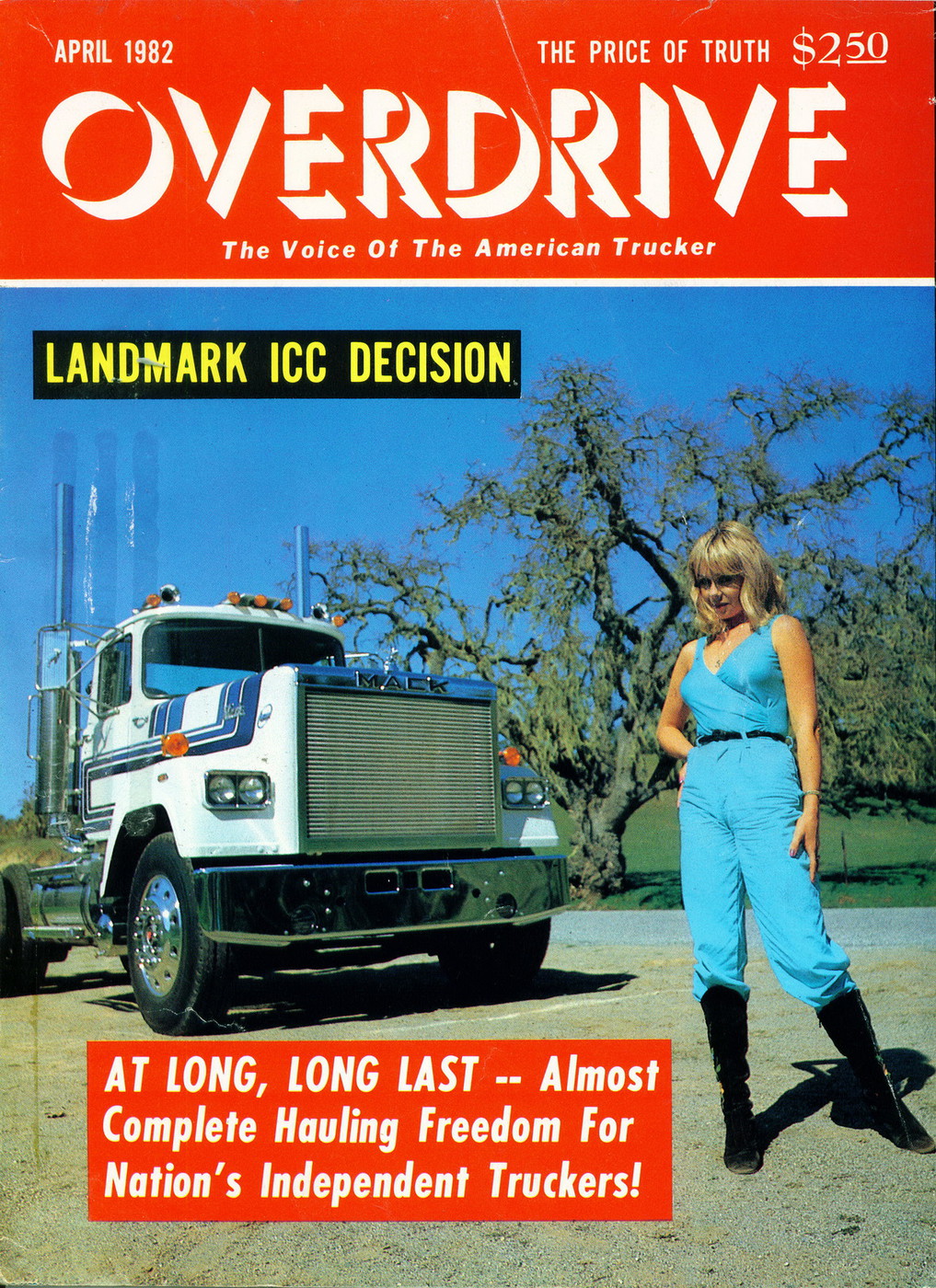 Photo: 01 April 1982 Front Cover | 04 Overdrive Magazine April 1982 ...