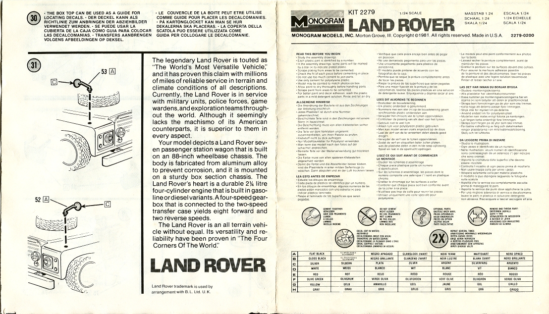 Photo: 2279-1s 1 | MONOGRAM Land Rover #2279 album | DRASTIC PLASTICS ...