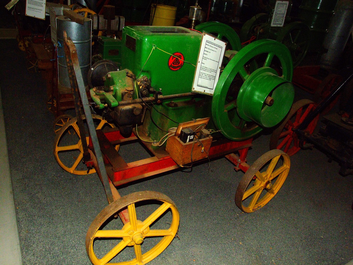 Photo: Fuller & Johnson 4 hp Stationary Oil Engine 002 | Gilgandra ...