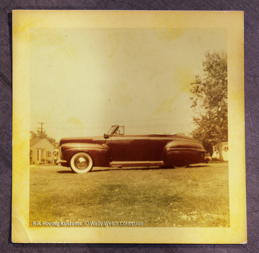 Photo: Wally Welch Scrapbook 49-FB | 1941 Ford convertible Wally Welch ...