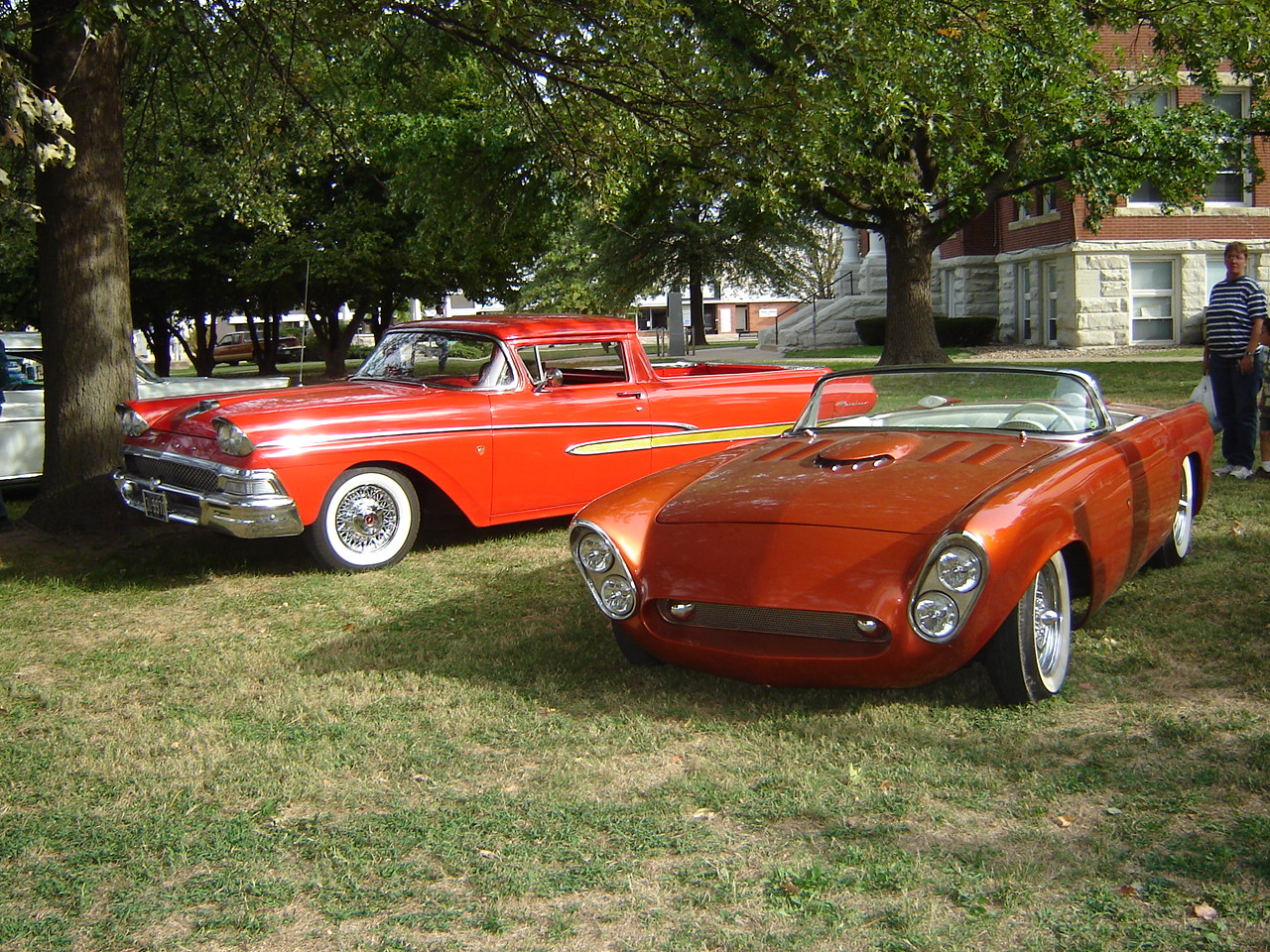 Photo: 58 Ranchero and 55 T-Bird | 1958 Ranchero Jim Baker's - David ...