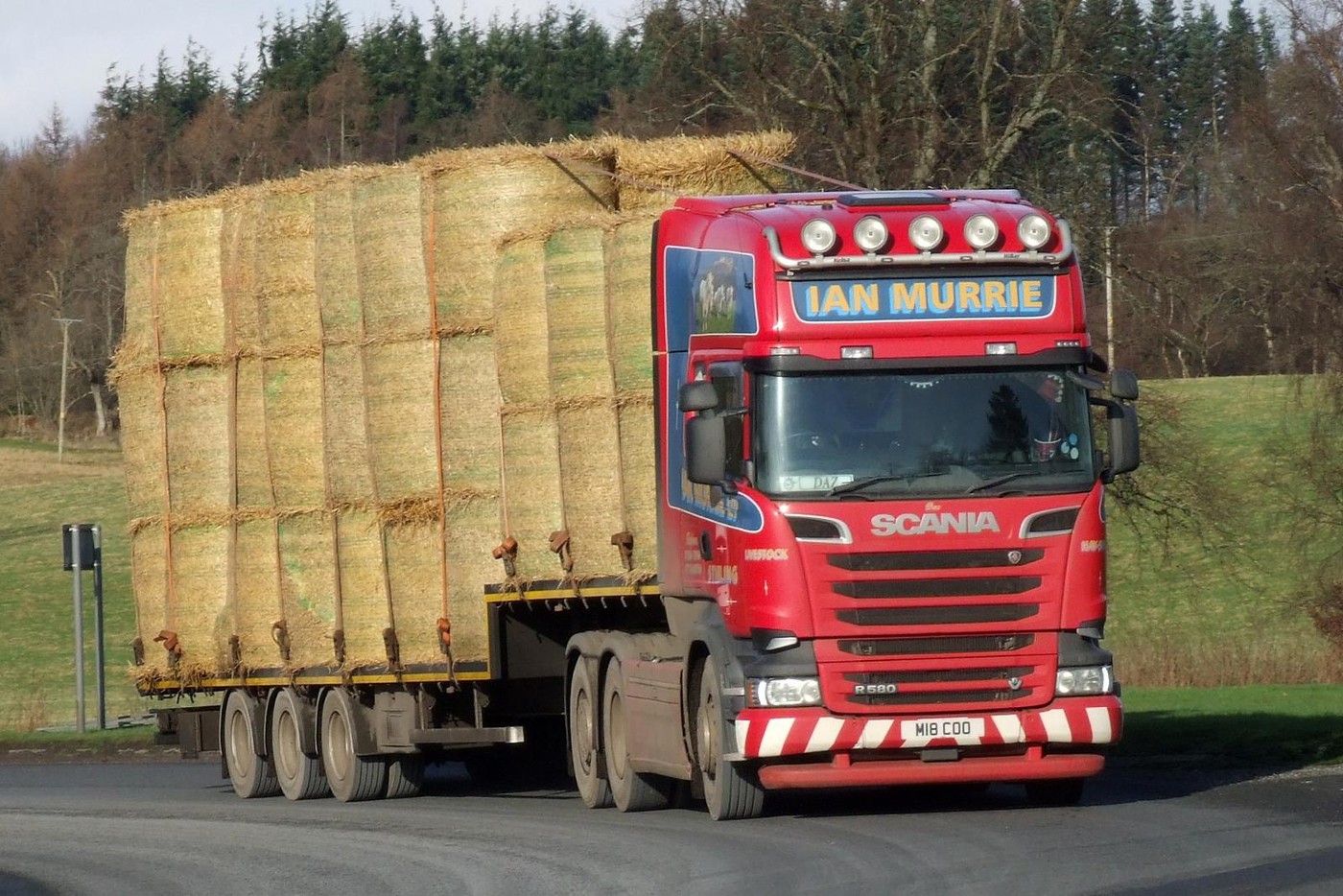 Photo: M18 COO Scania R580 | Murrie, Stirling album | Boballoa | Fotki ...