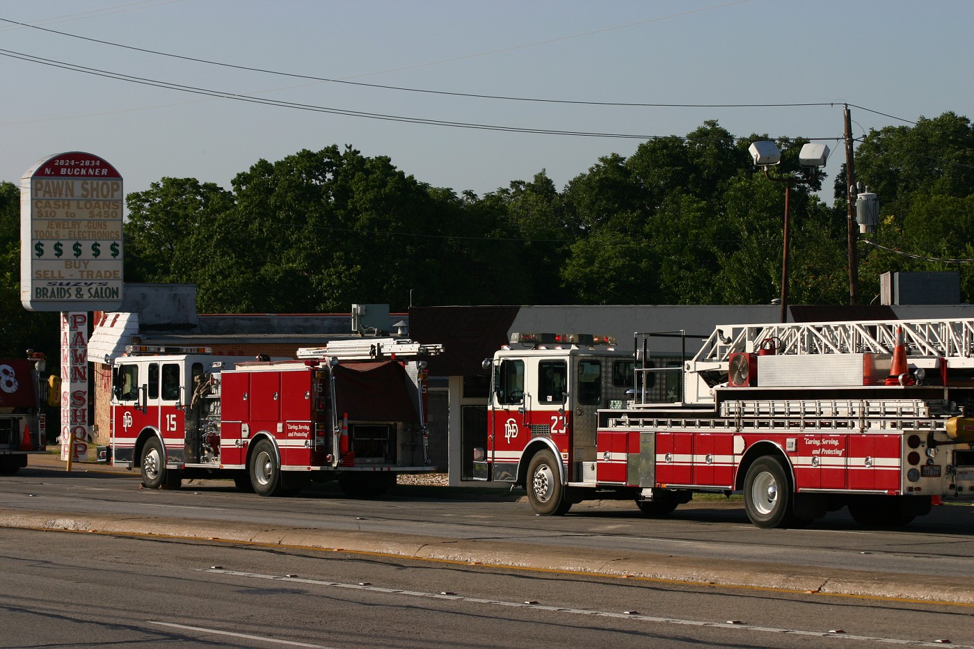 Photo: 4 Alarm apartment fire, 7/15/04, Buckner Blvd | Dallas Fire ...