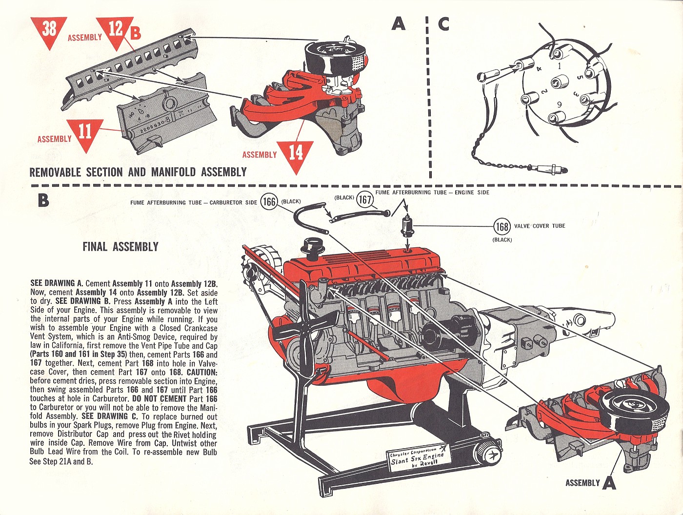 Photo: slant6page20 | REVELL Chrysler Slant 6 Motorized engine #H-1553 ...