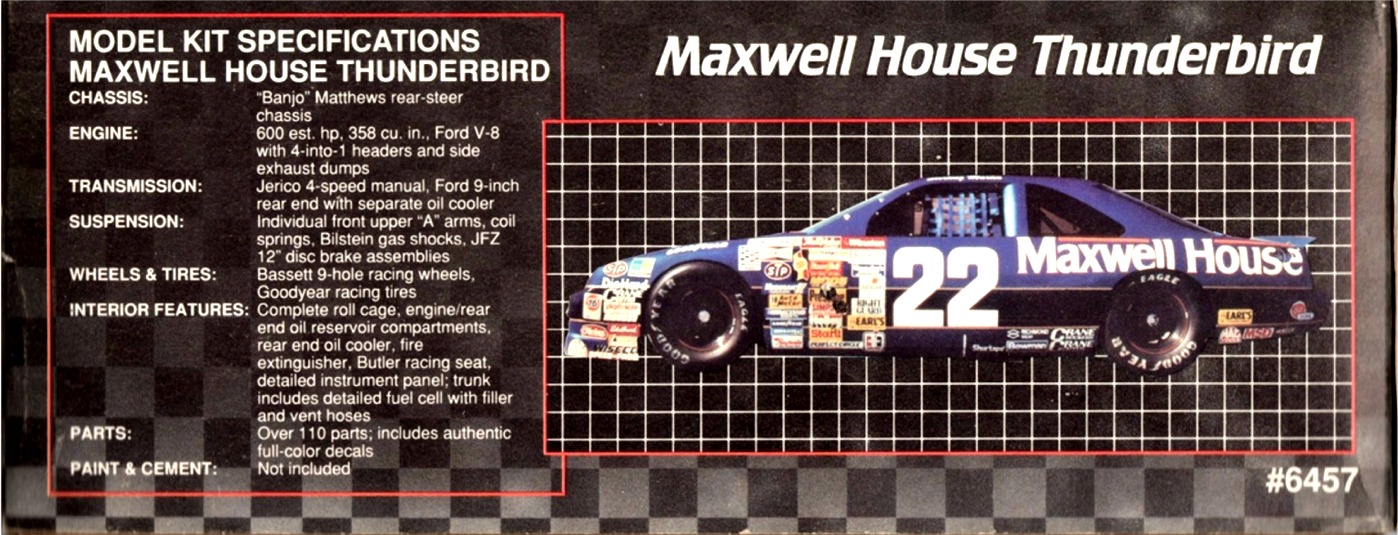 Photo: Mawell House T-Bird Box Side1 | AMT Maxwell House Thunderbird ...