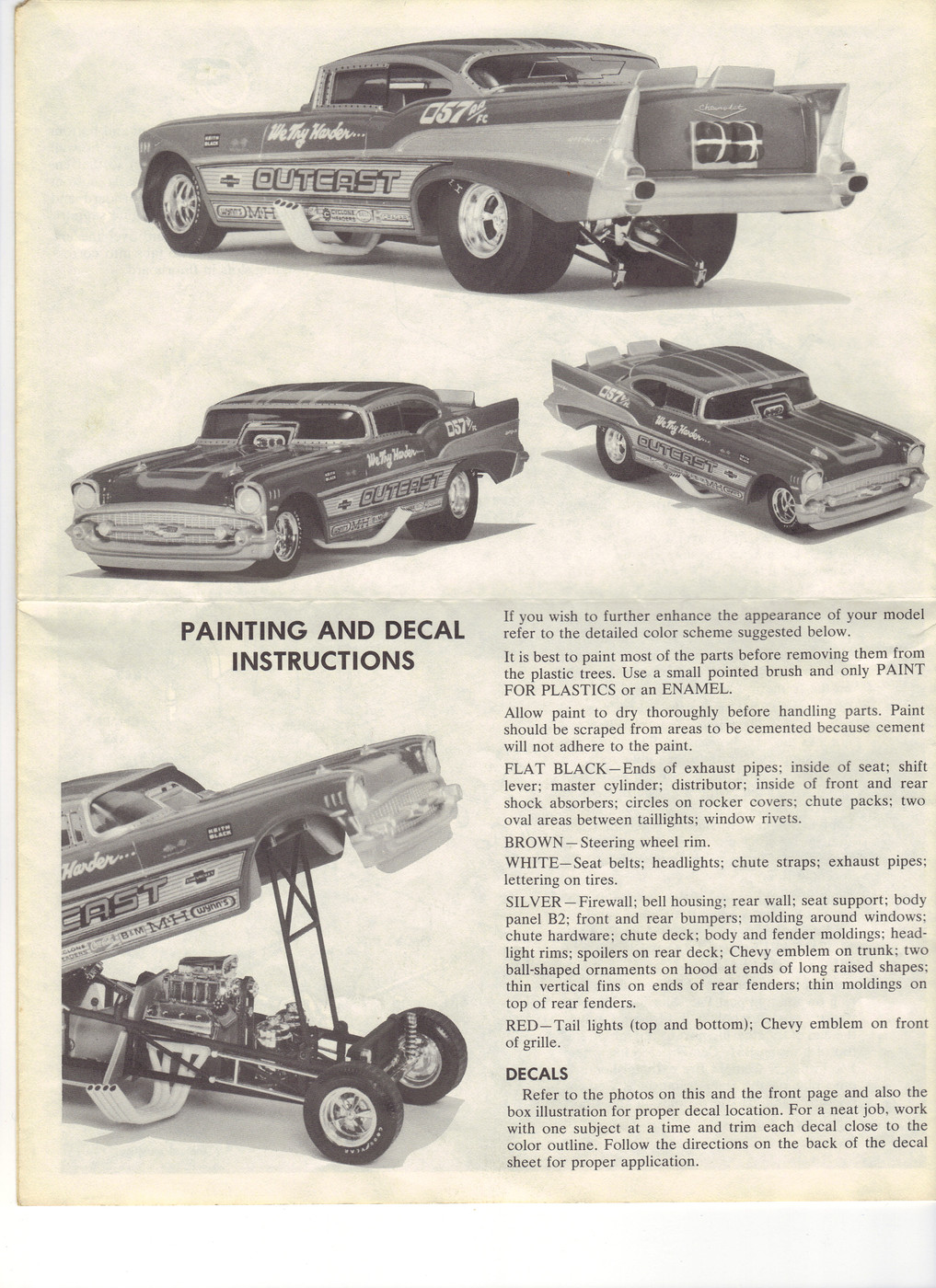 MONOGRAM OUTCAST '57 Chevy Funny Car #8284-0270 album | DRASTIC ...
