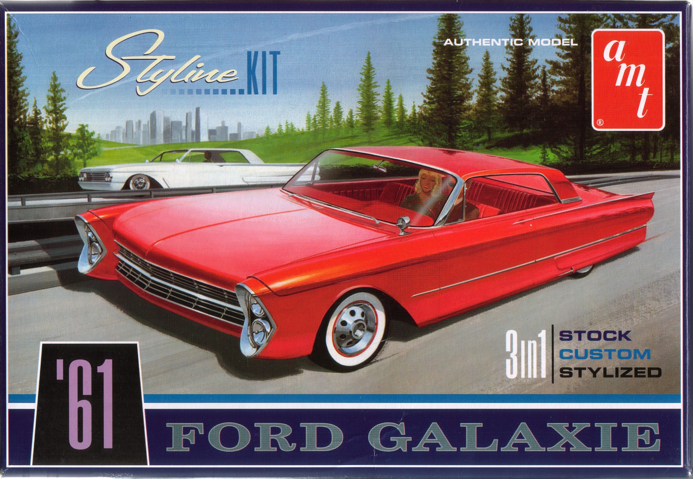 Photo: 61 FORD GALAXIE Styline KIT AMT Box top | AMT '61 Ford Galaxie ...