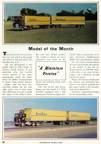 03 Overdrive Magazine March 1981 album | Dutch Model Truck Club | Fotki ...
