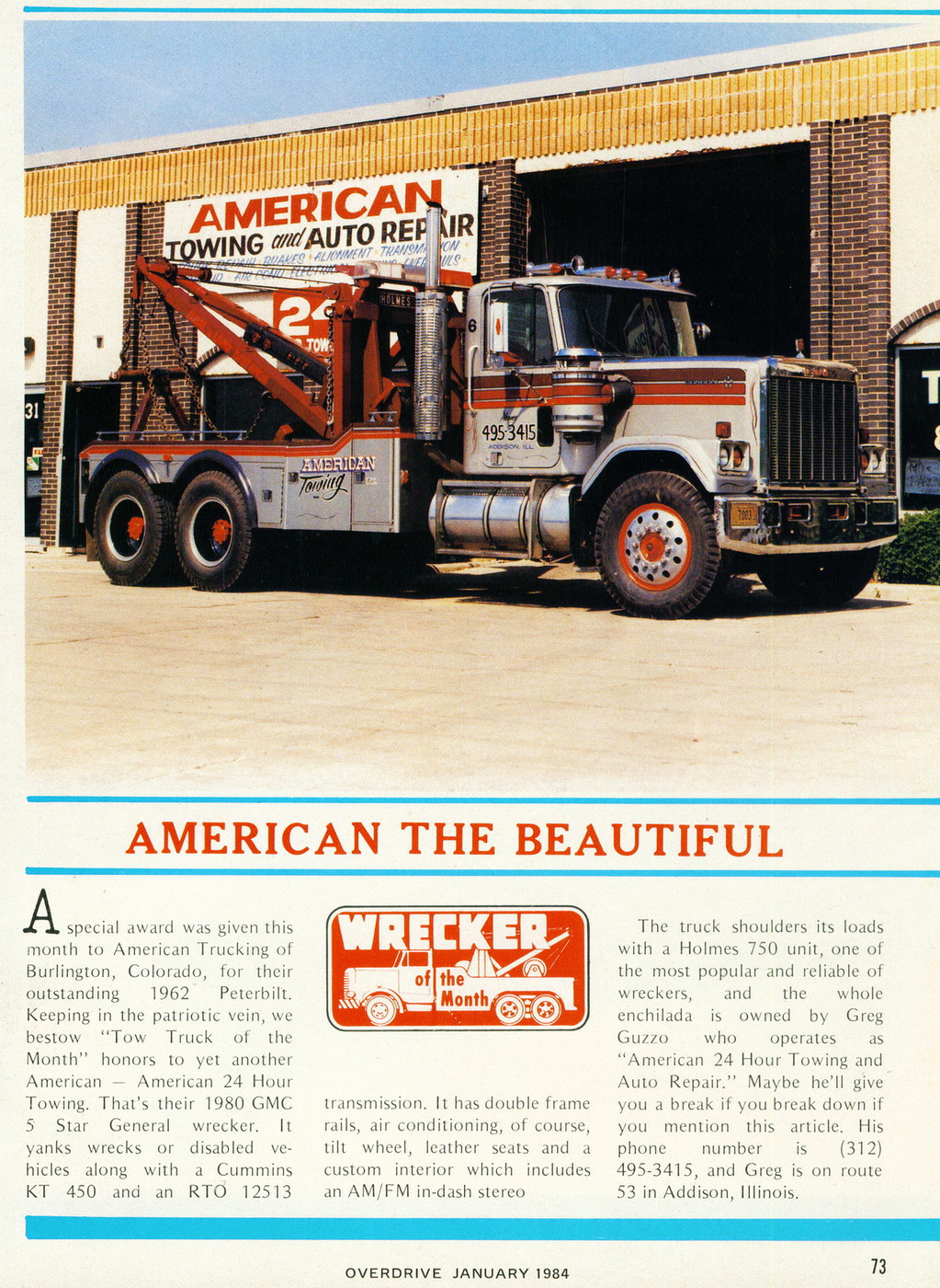 01 Overdrive Magazine January 1984 album | modeltrucks25 | Fotki.com ...