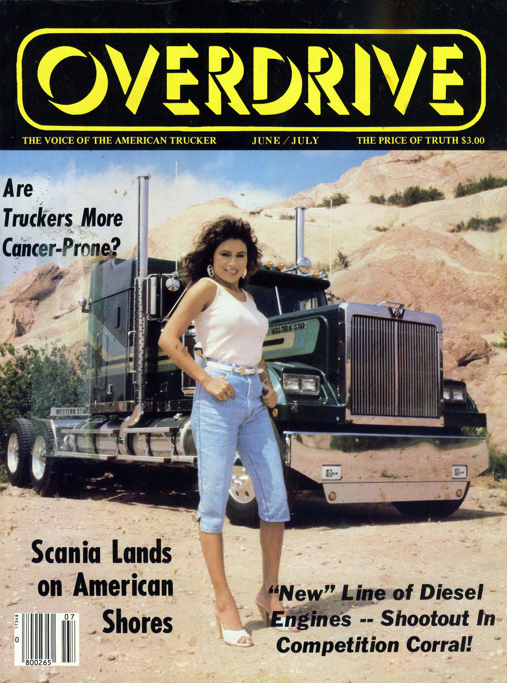 Photo: 01 June-July 1985 Front Cover | 06-07 Overdrive Magazine June ...