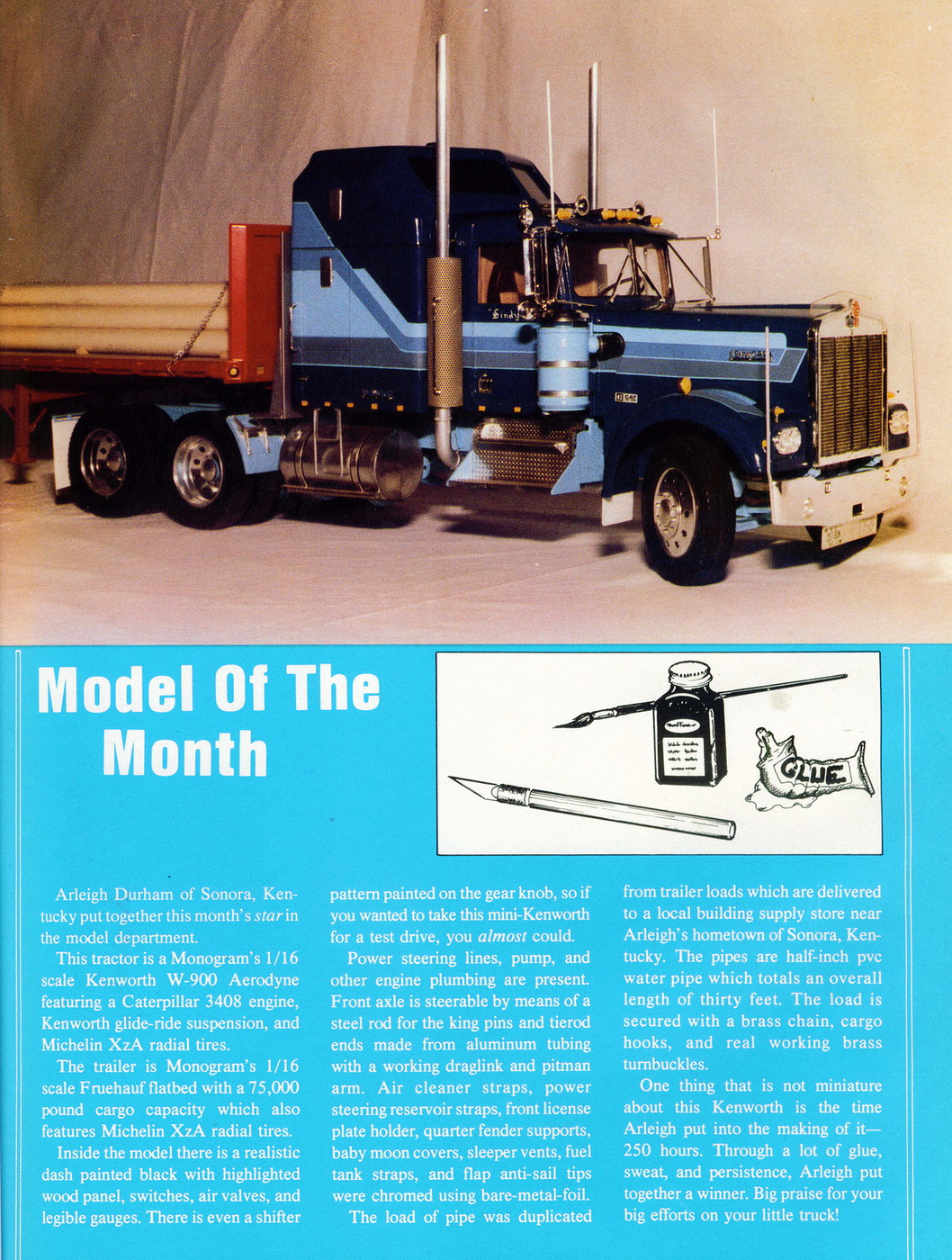 Photo: February 1986 Model of the Month | 02 Overdrive Magazine ...