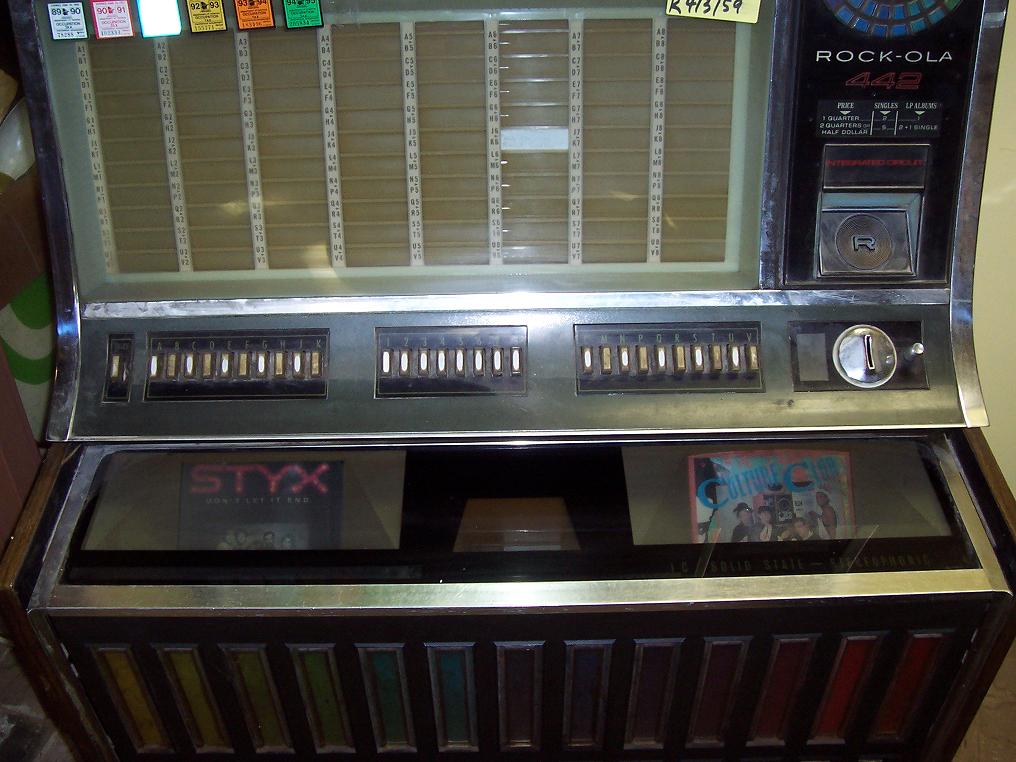 Photo: R442-413159f | 1970 Rock-Ola 442 Jukebox - S/N 413159 album ...
