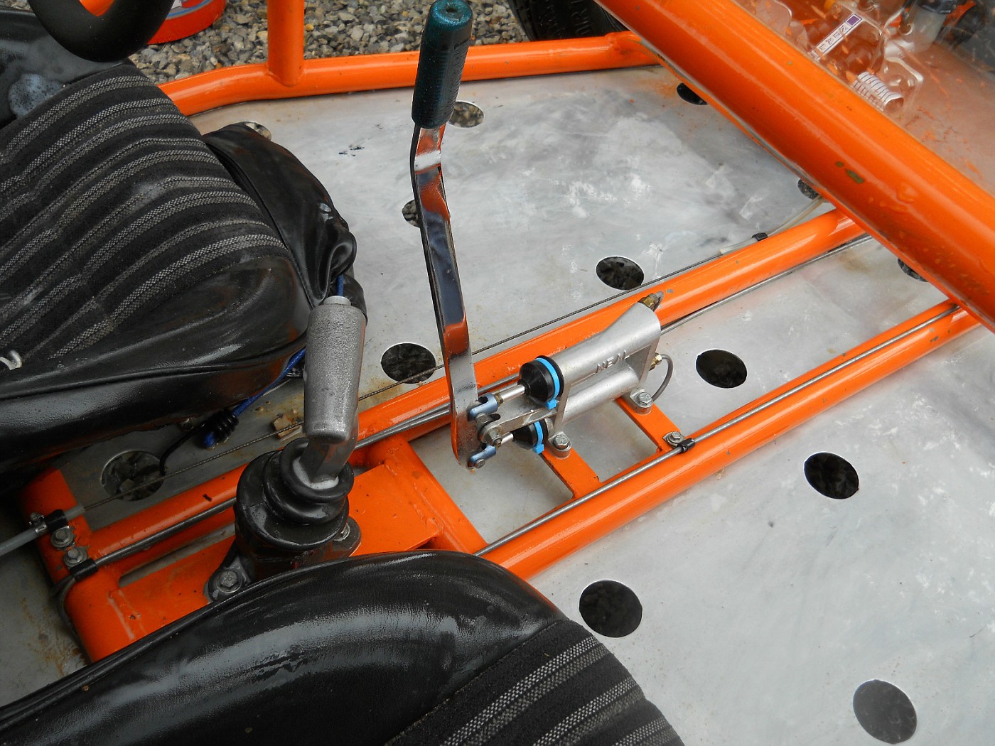 Photo: Orange sand rail 4 seater Corvair engine | V.W. Dune Buggy-Sand ...