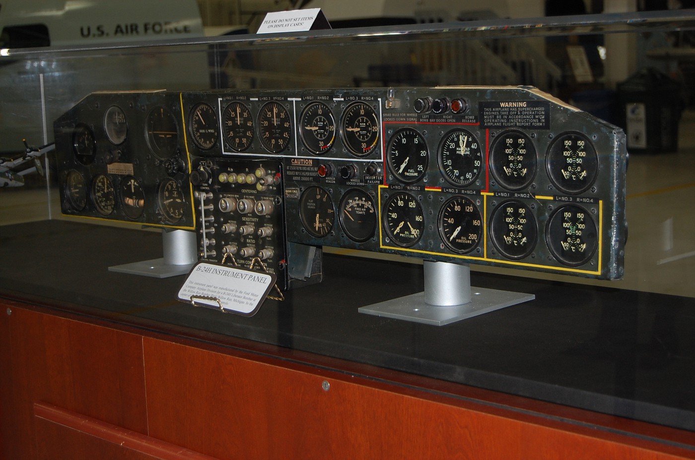 Photo: Actual instrument panel from a WW2-vintage B-24 | Museum Walk ...