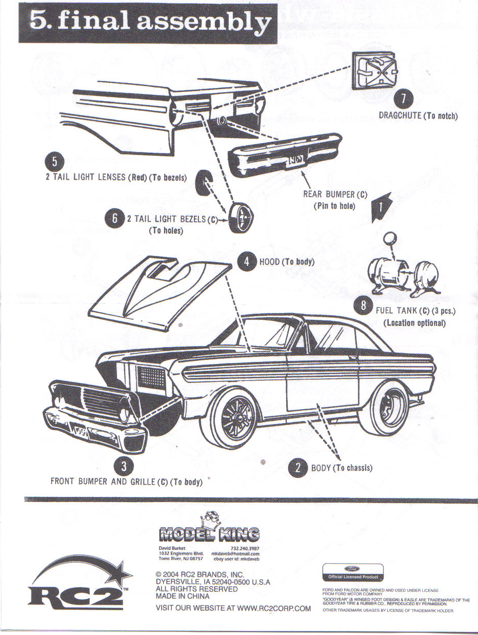 Photo: 13 | AMT Daddy Warbuck's Phil Bonner's 1965 Falcon F/X #21442P ...