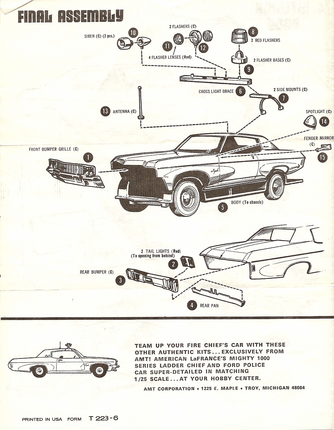 Photo: scan0008 | AMT 1970 Chevrolet Impala FIRE CHEIF album | DRASTIC ...