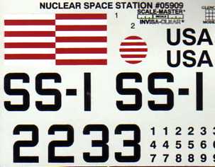 Photo: 1955 Nuclear Powered Space Station SS-1 Decals 01 | GLENCOE ...