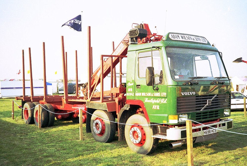 Photo: H698 HCS Volvo FL7 8x4 timber truck | Adam Wilson & Sons Ltd ...