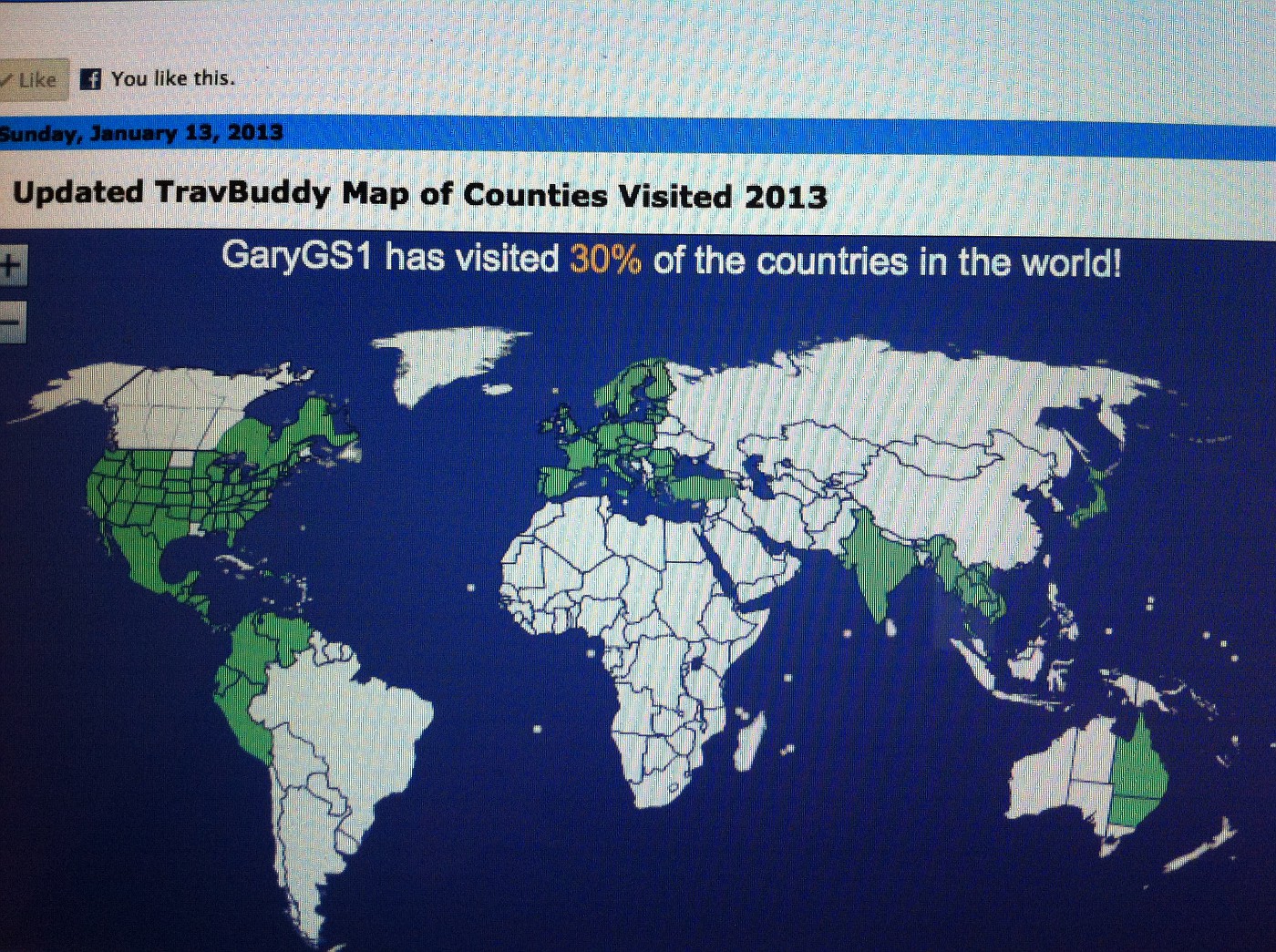 Photo: TravBuddy World Map Updated 2013. | Resources album | >>>www ...