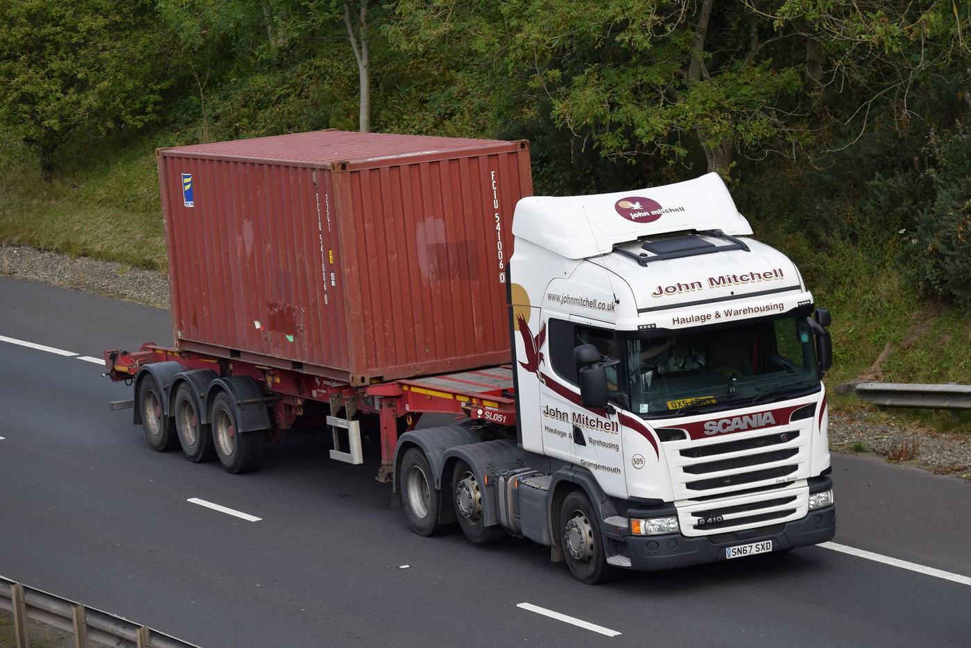 Photo: SN67SXD Scania G410 no. 505 | Mitchell, John, Grangemouth album ...