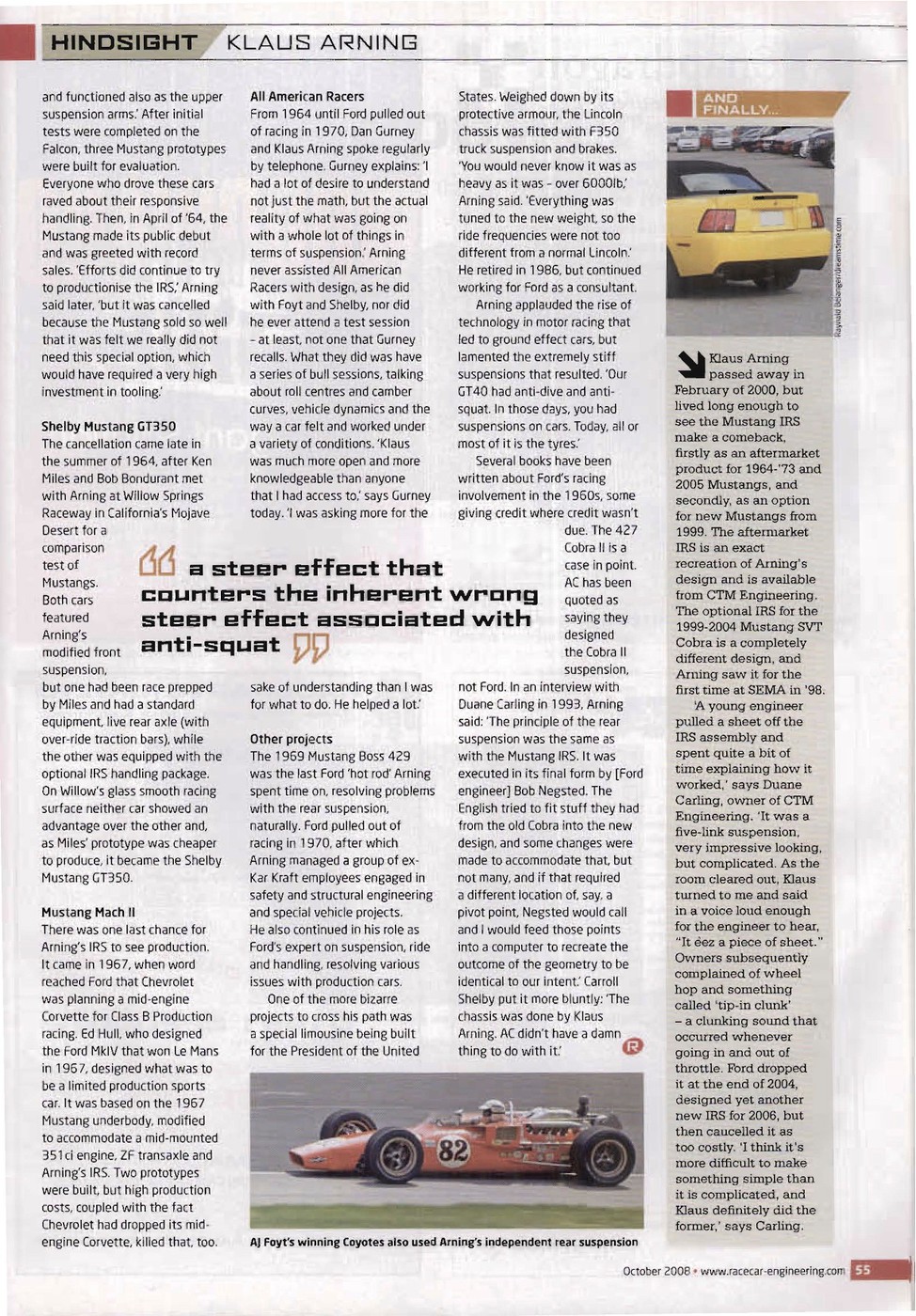 Photo: racecar engineering 2008-10 5 | Klaus Arning IRS album ...