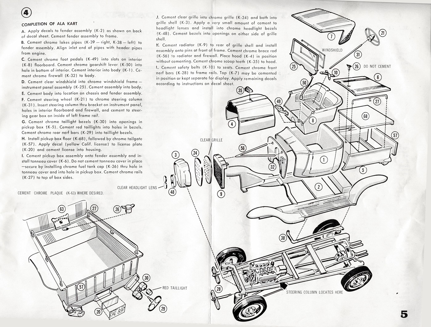 Photo: Ala Kart Intructions 05 | AMT Ala Kart Instructions c1962 album ...