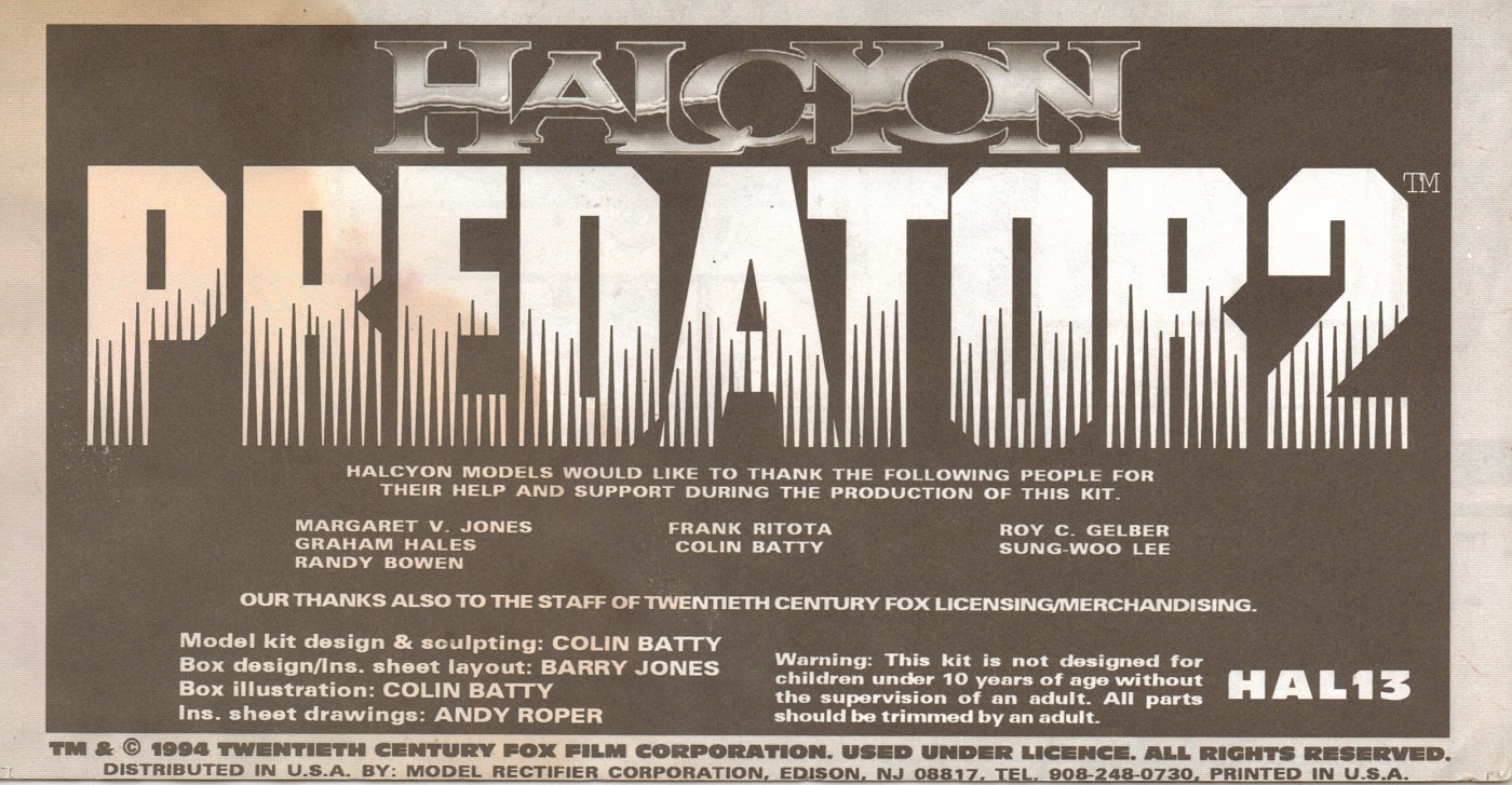 Photo: File | HALCYON Predator 2 Creature #HAL13 album | DRASTIC ...