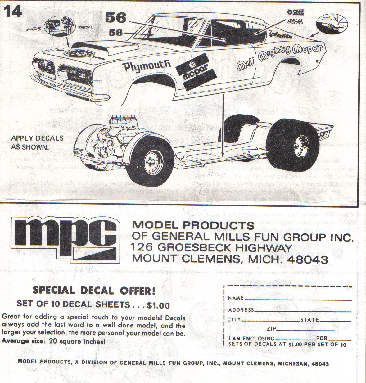 Photo: 10 | MPC Miss Mighty Mopar Judy Lilly's Cuda Super Stock 1968 ...