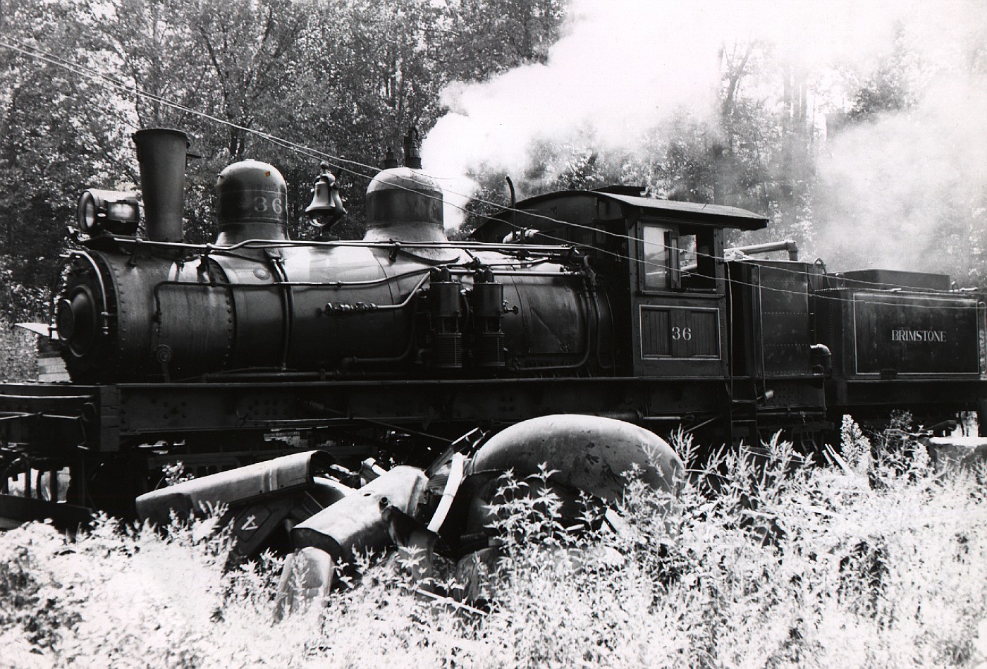 Photo: Brimstone RR Train number 36 | #13 - Historical Society Album #3 ...