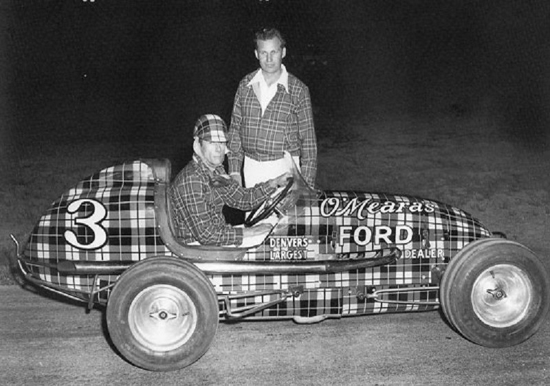 Photo: Roy Bowe wheeled the O’Meara’s Ford-sponsored Offy to the Rocky ...