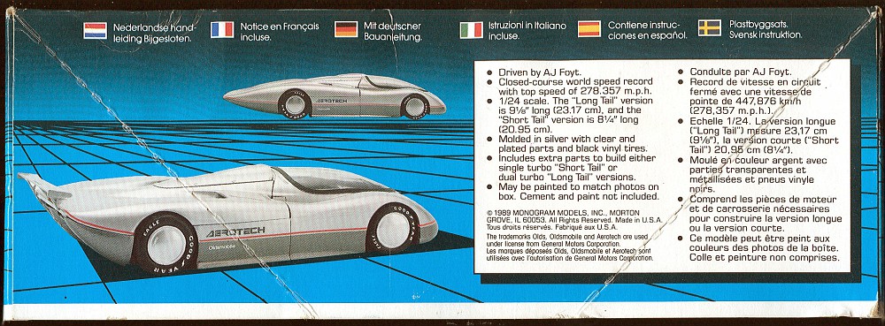 MONOGRAM OLDS AEROTECH #2901 album | DRASTIC PLASTICS MODEL CAR CLUB ...