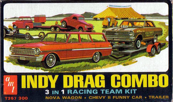 Photo: Chevrolet Nova II Indy Drag Combo | AMT Drag Racing Box top only ...