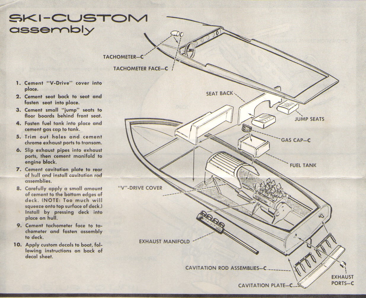 Photo: AMT Ski-Drag Boat 006 | AMT #2163 Rayson Craft Ski-Drag Boat ...