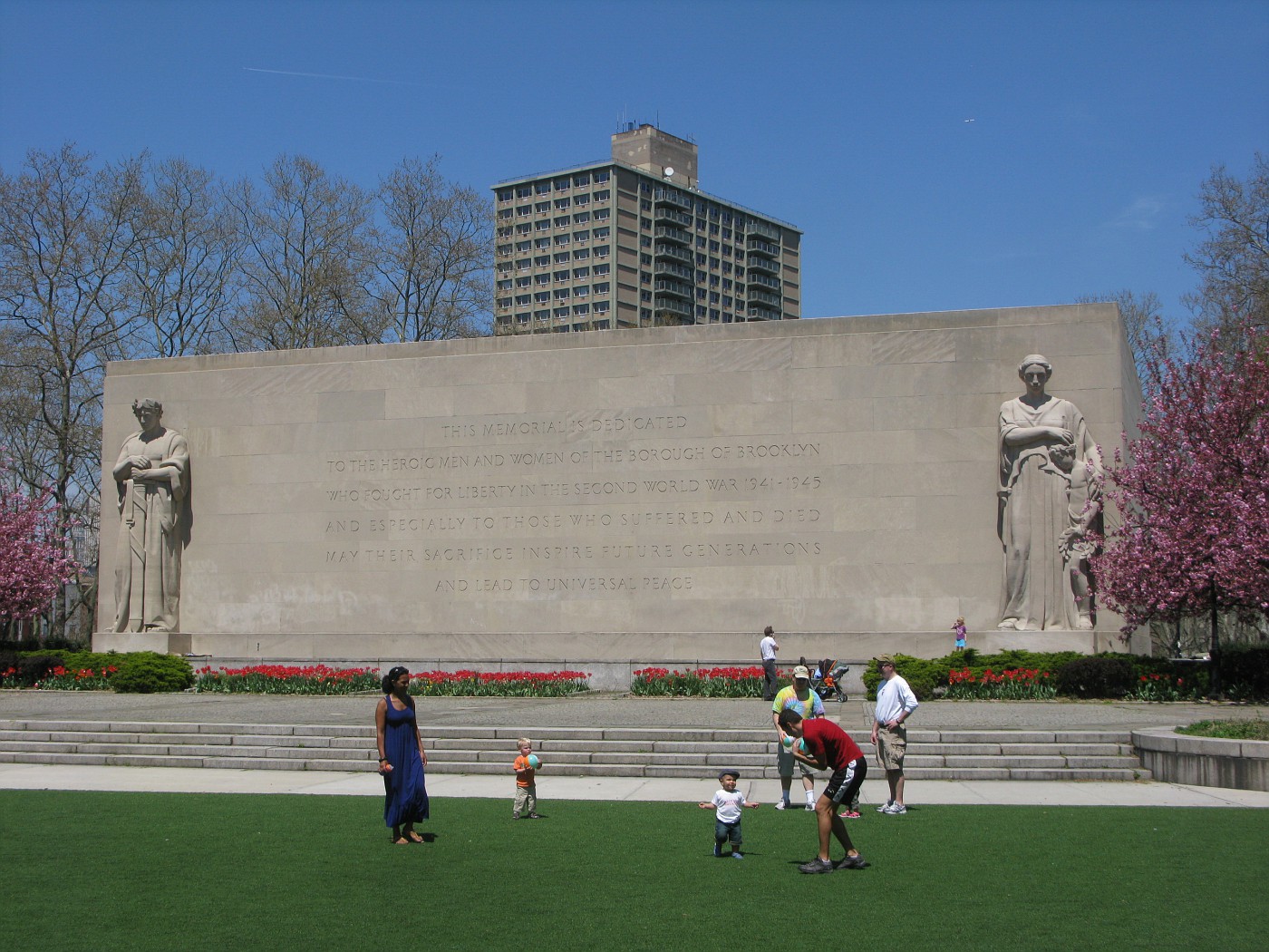 Photo: World War 2 Memorial - Brooklyn, NY. | Jerry's Tour of Brooklyn ...