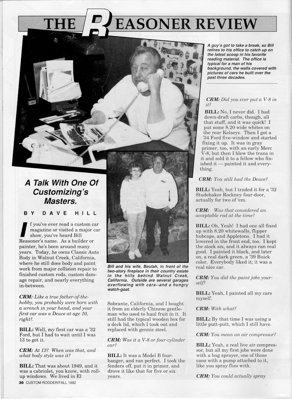 Photo: ReasonerInterview01.jpg | Bill Reasoner Magazine articles album ...