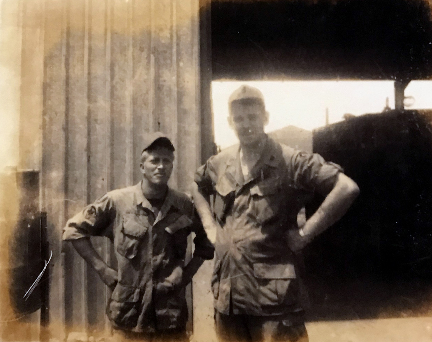 Photo: 69-Terry Carver on the left | 62nd Maintenance Battalion, next ...