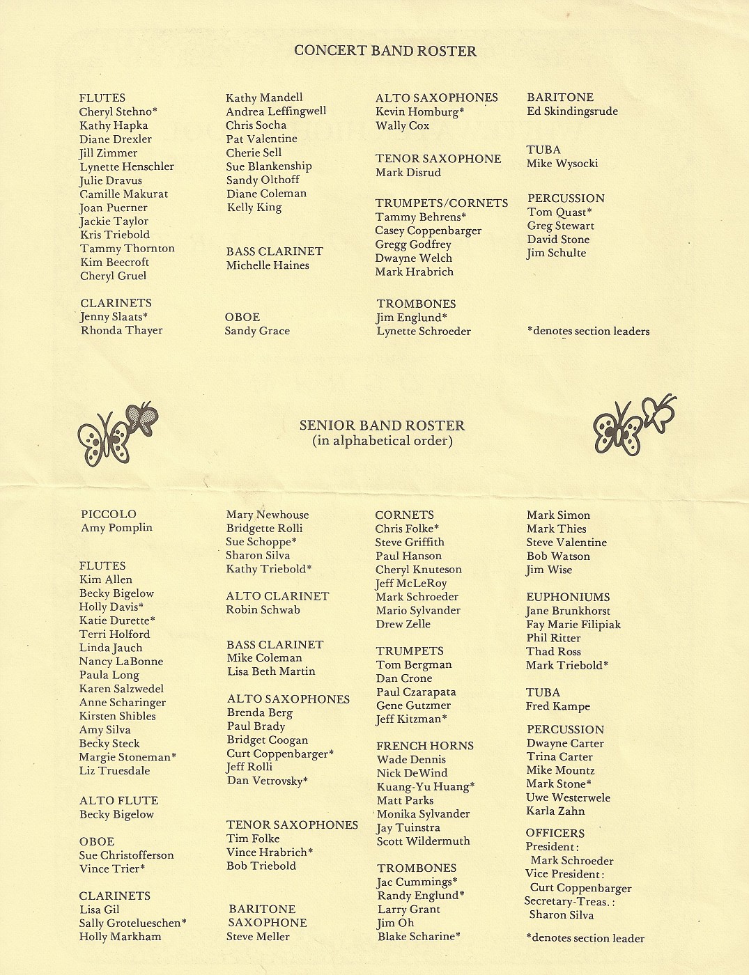 Photo: 1981-WHS-Spring Concert-Program (1) | WHS 1981 Spring Concert ...