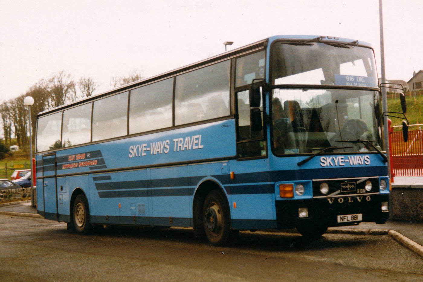 Photo: NFL881 Volvo B10M -61 / Van Hool Alizee C53F. New 1985 to Cotter ...