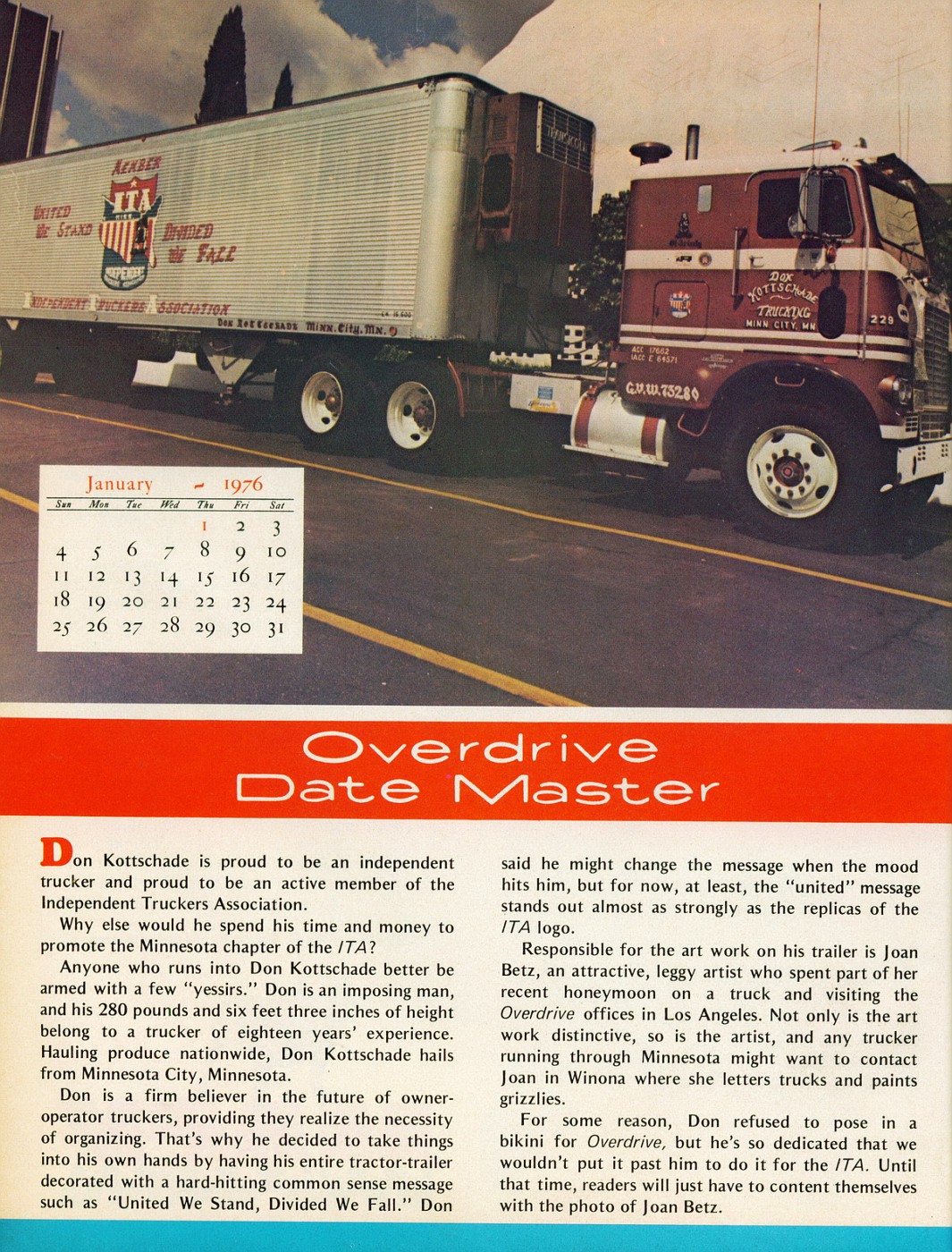 Photo: February 1976 Date Master 1 | 02 Overdrive Magazine February ...