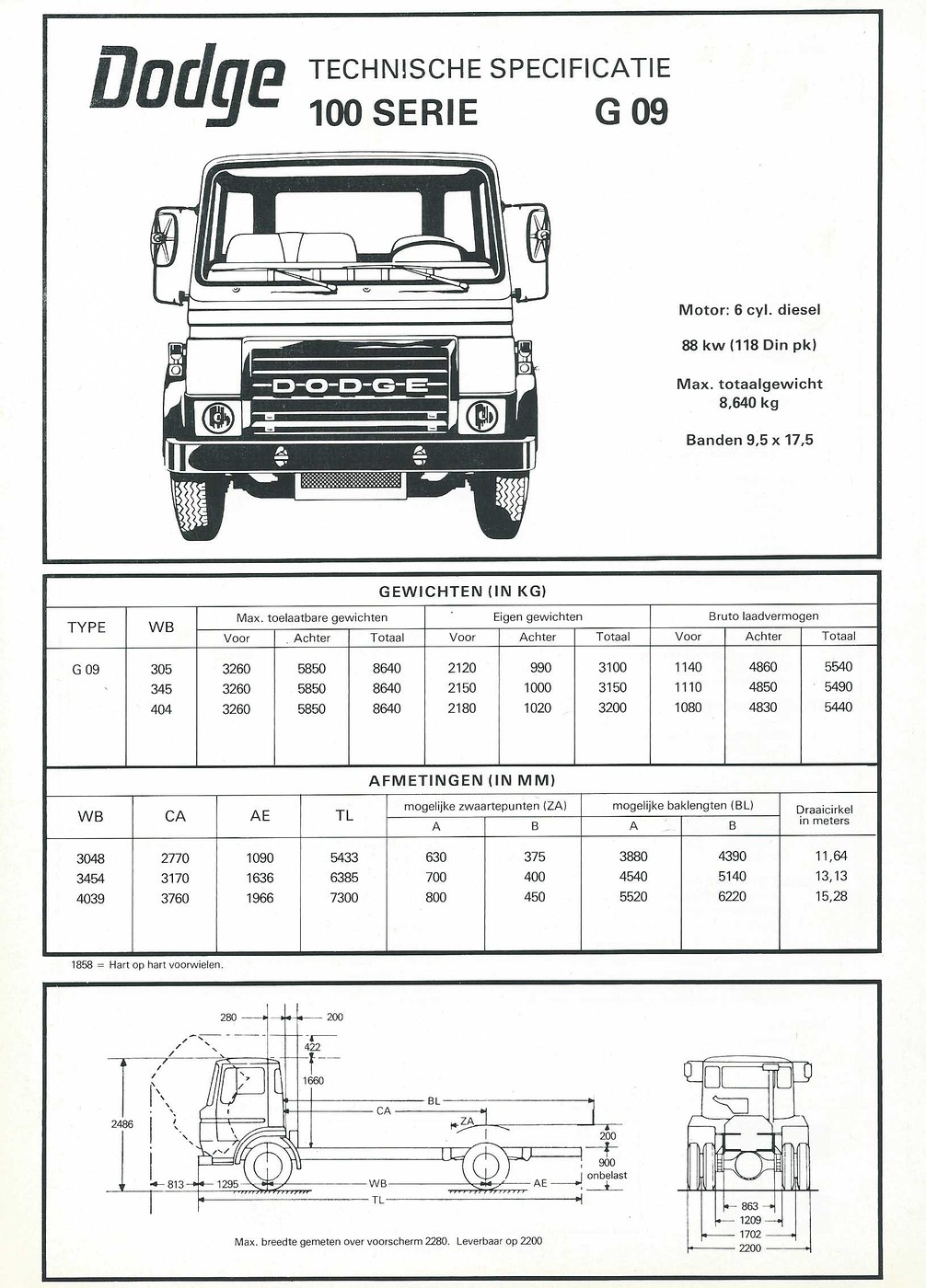 Dodge 100 Series Specsheets album | Dutch Model Truck Club | Fotki.com ...