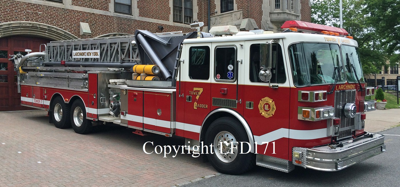 Photo: Tower Ladder 7 - RETIRED | Larchmont album | Westchester County ...