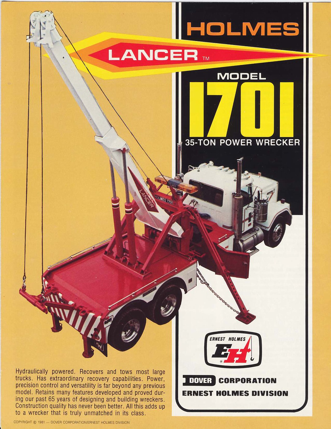 Photo: Holmes 1701-01 | Various Holmes Wreckers album | Dutch Model ...