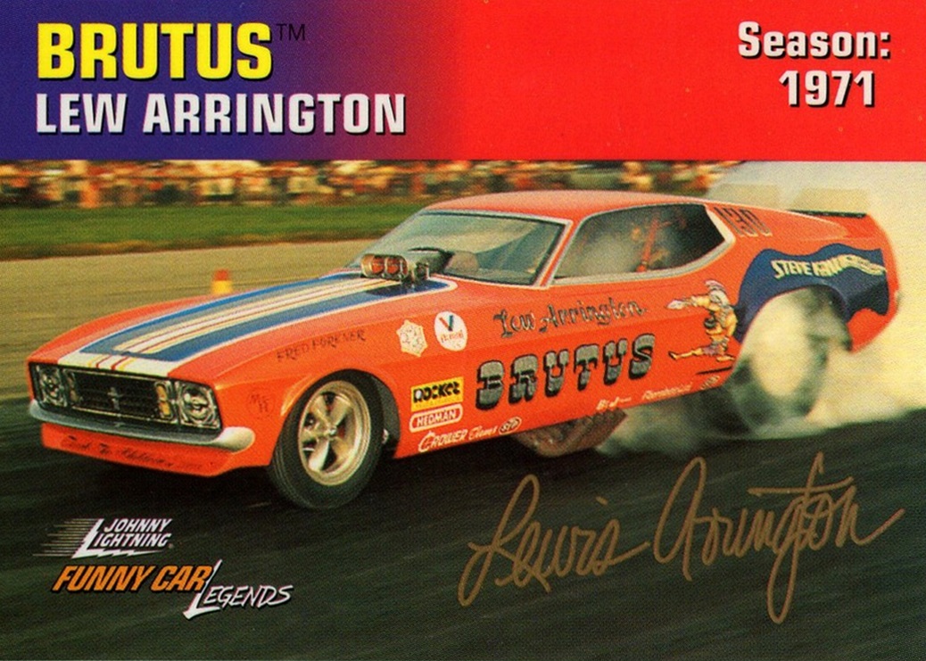 Photo: Johnny Lightning Funny Car Legends 1971 Lew Arrington | Drag ...