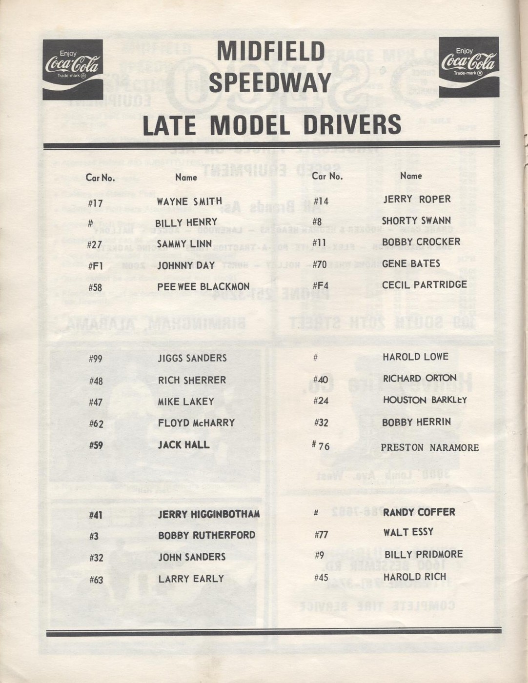 Photo: jack hall 3 064 | Jack Hall collection album | ALABAMA AUTO ...