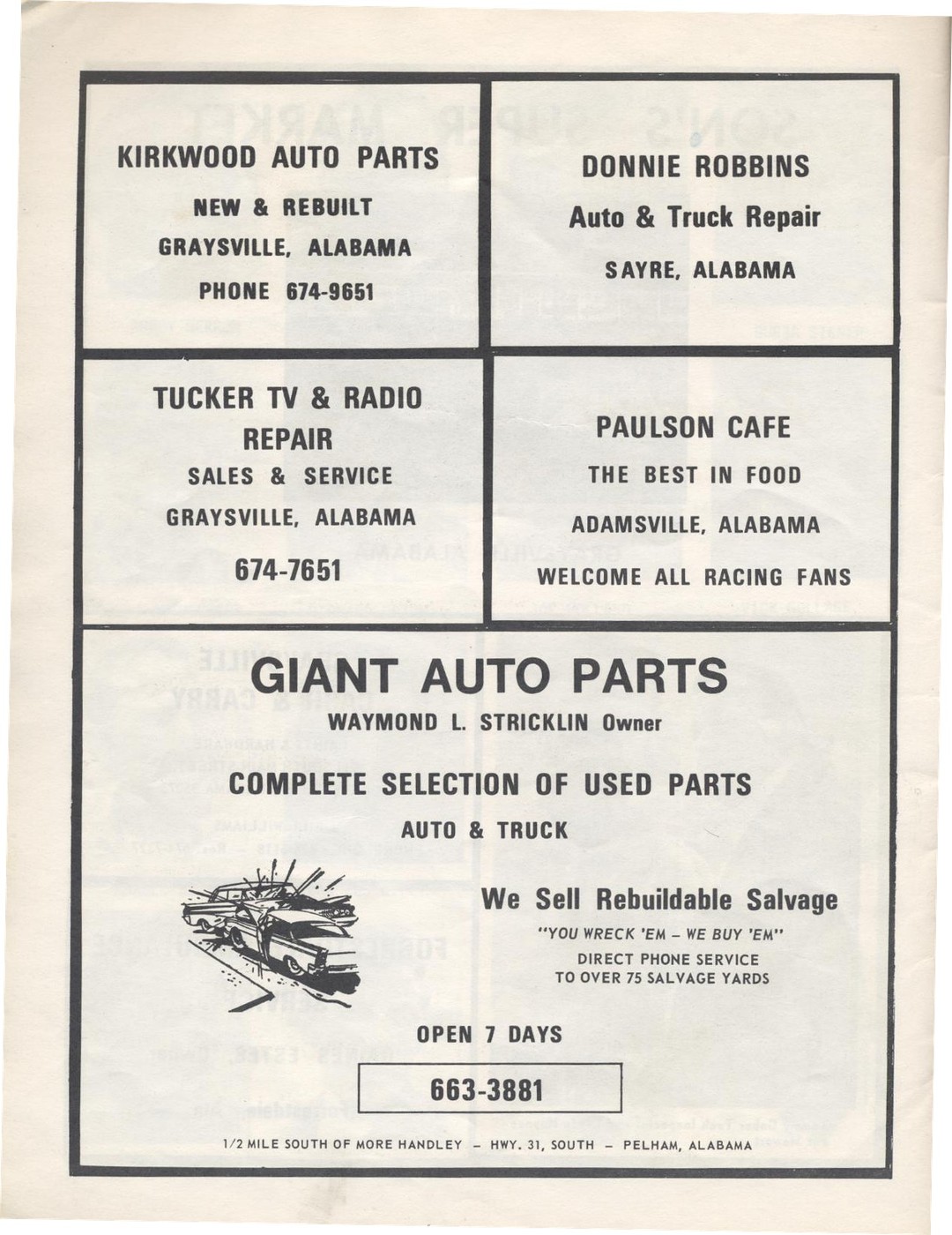 Photo: jack hall 3 076 | Jack Hall collection album | ALABAMA AUTO ...