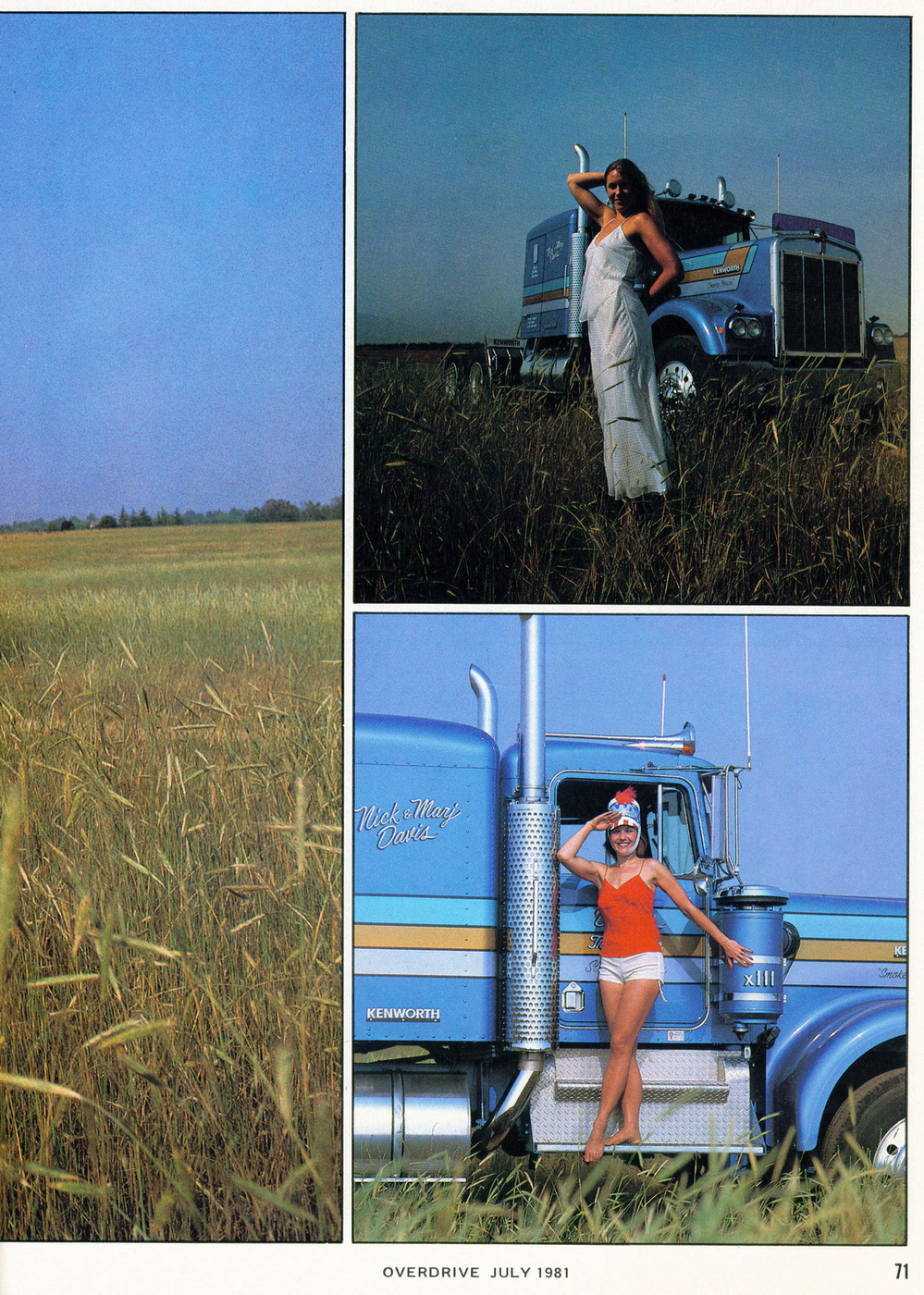 Photo: July 1981 Cover Story 3 | 07 Overdrive Magazine July 1981 album ...