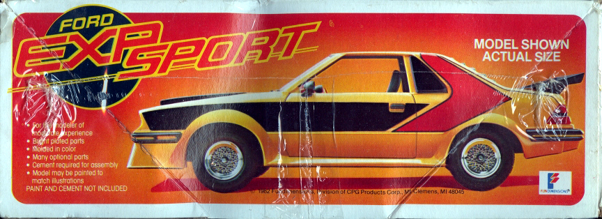 Photo: 1 0835 2size | MPC Ford EXP album | DRASTIC PLASTICS MODEL CAR ...