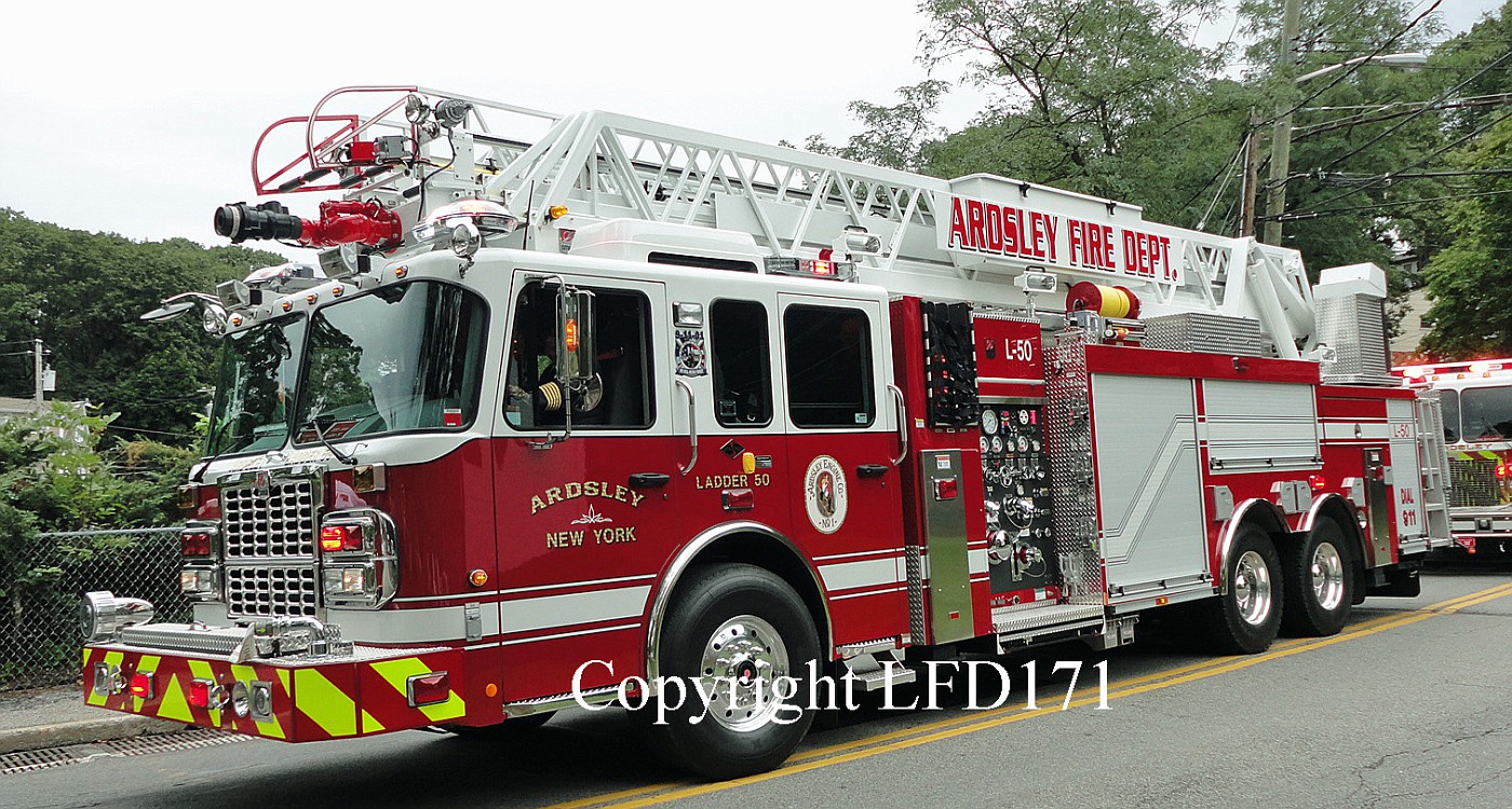 Photo: Ladder 50 | Ardsley album | Westchester County Fire Apparatus ...